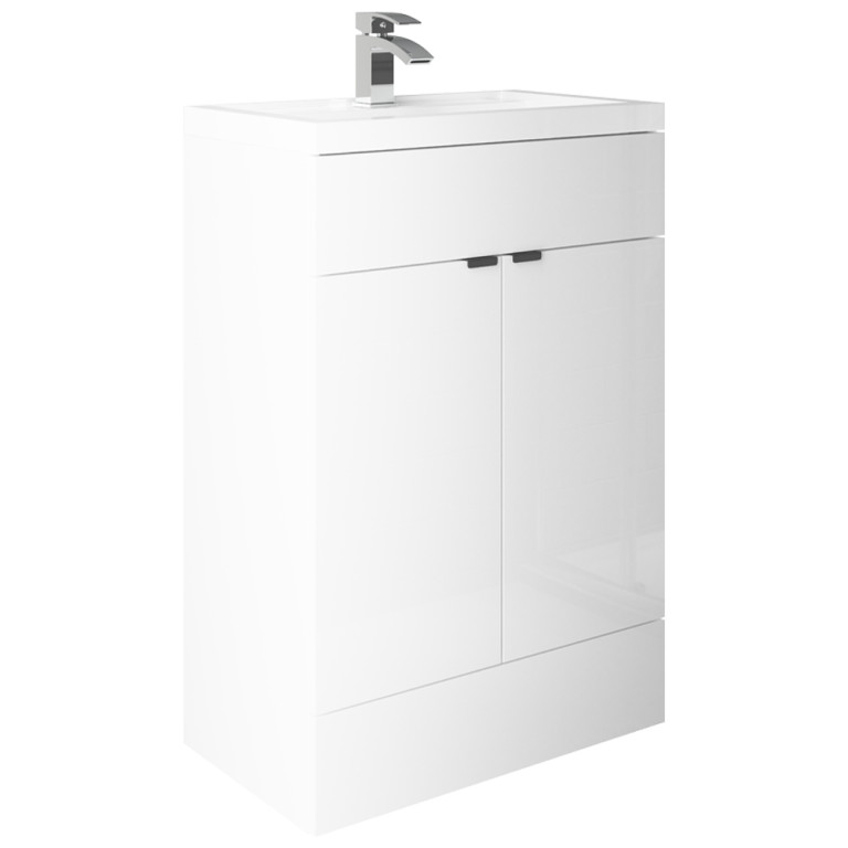 Synergy Blend 600mm Matt White Full Depth Vanity Unit synergy-blend-600mm-matt-white-full-depth-vanity-unit